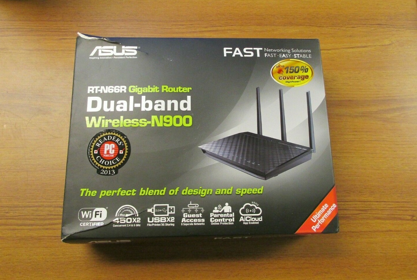 NIB. ASUS DUAL-BAND WIRELESS ROUTER CAT# RT-N66R ... WQ-173 | eBay