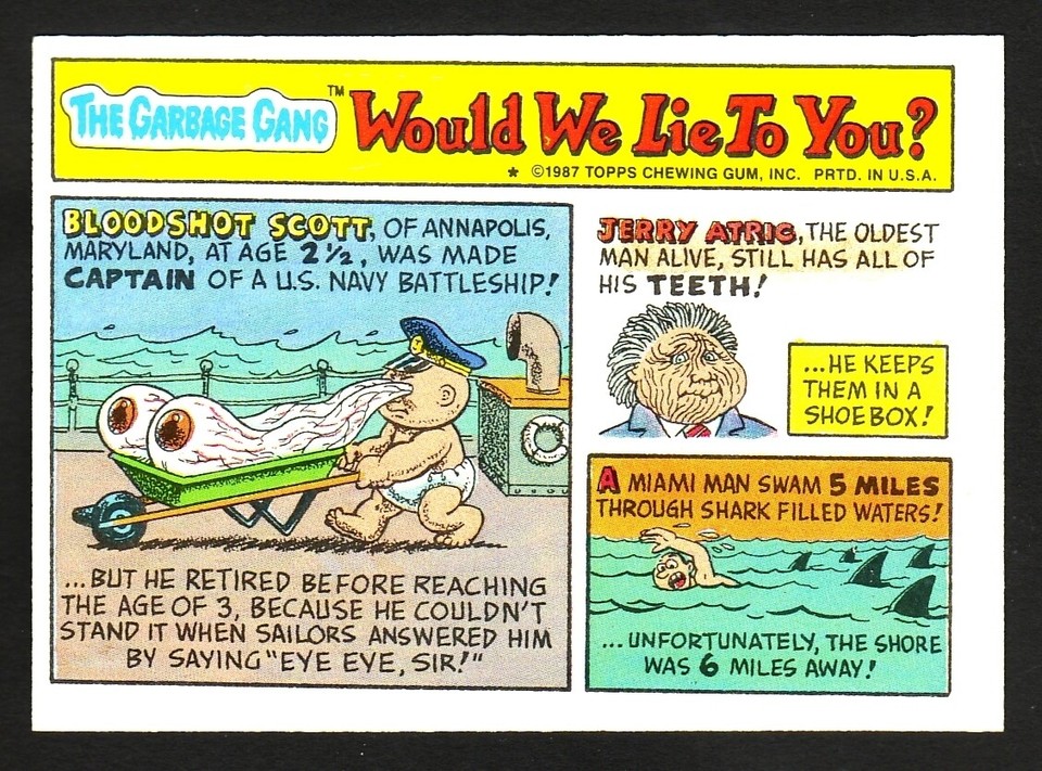 GARBAGE PAIL KIDS SERIES 9 1987 TOPPS TRADING CARD 369A SCALPED RALPH ...