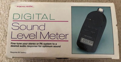 Sound & Audio Measurement - Radioshack Digital Sound Level Meter