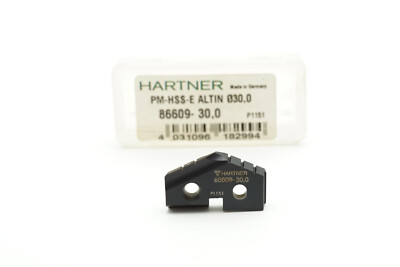 Hartner 86609-30 Bohr-Wendeschneidplatte Bohrkrone Bohrkopf Ø30 PM-HSSE ...