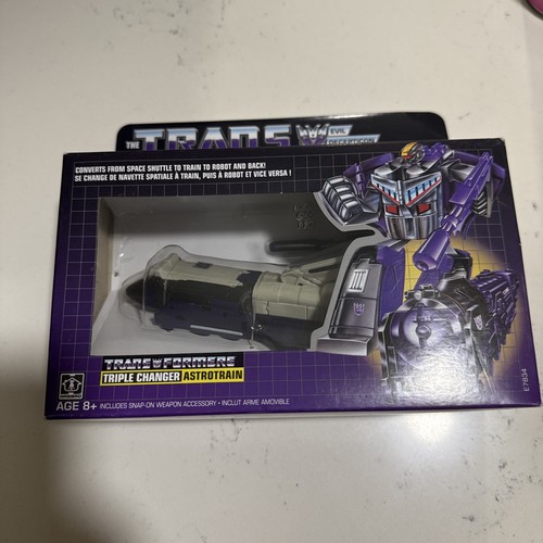 TRANSFORMERS G1 Reissue Astrotrain MISB Space Shuttle Train Robot ...