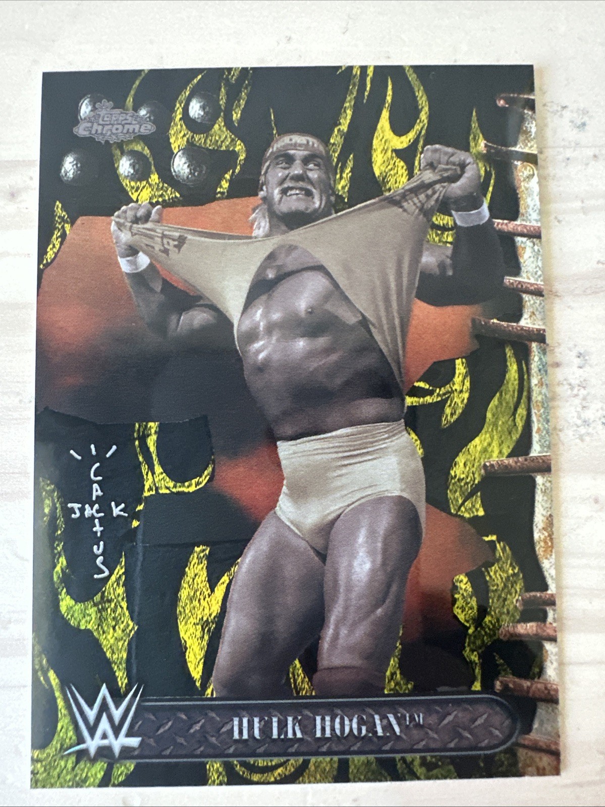 Hulk Hogan 2025 Topps Chrome WWE x Cactus Jack #60 Black Refractor /10 Price Guide - Sports Card ...