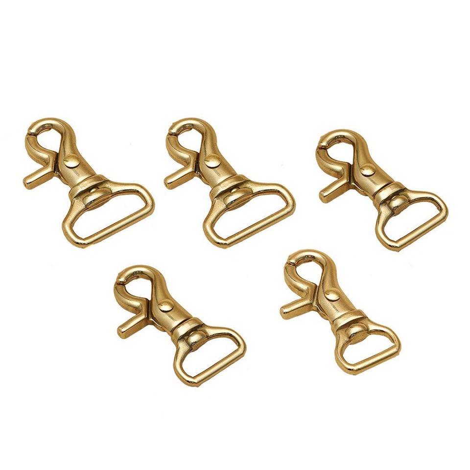 For Dog Leashes Brass Swivel Hook Snap Hook Clip Rust-resistant Finish ...