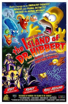 Simpsons Halloween Treehouse of Horror XIII Artwork Island of Dr ...