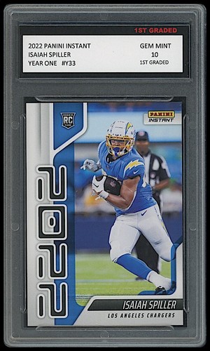 2022 Panini Instant NFL - Year One Isaiah Spiller #Y33 /874 (RC) for ...