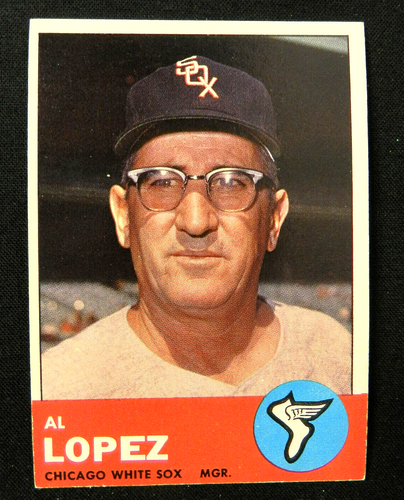 1963 TOPPS #458 AL LOPEZ BASEBALL CARD HIGH NUMBER | eBay