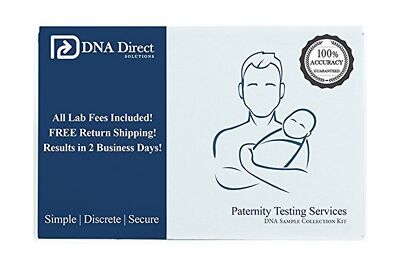 DNA Direct Paternity Test Kit - All Lab Fees & Shipping to Lab Included ...