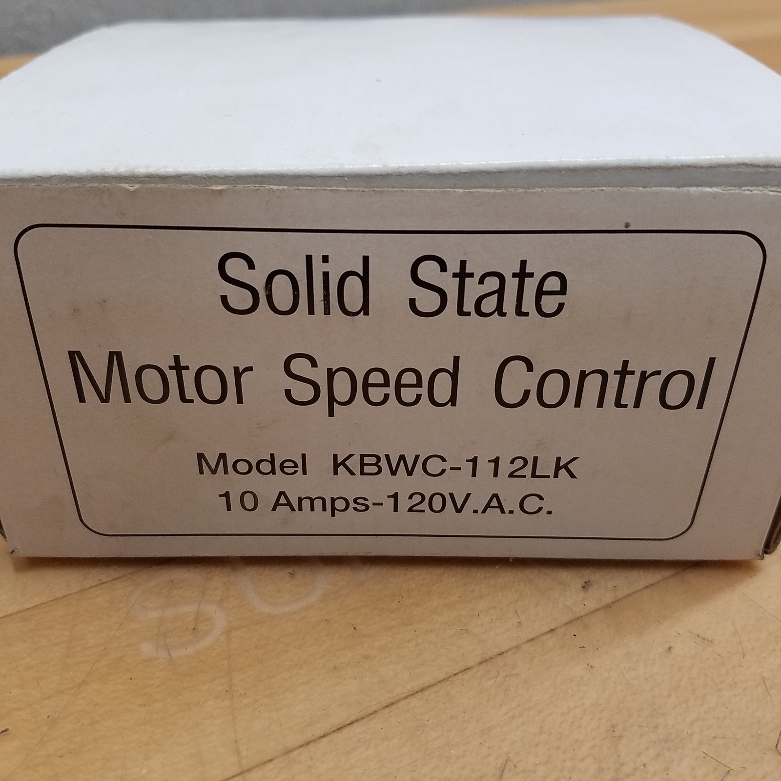 KB Electronics KBWC-112LK Solid State Motor Speed Controller, 10A ...