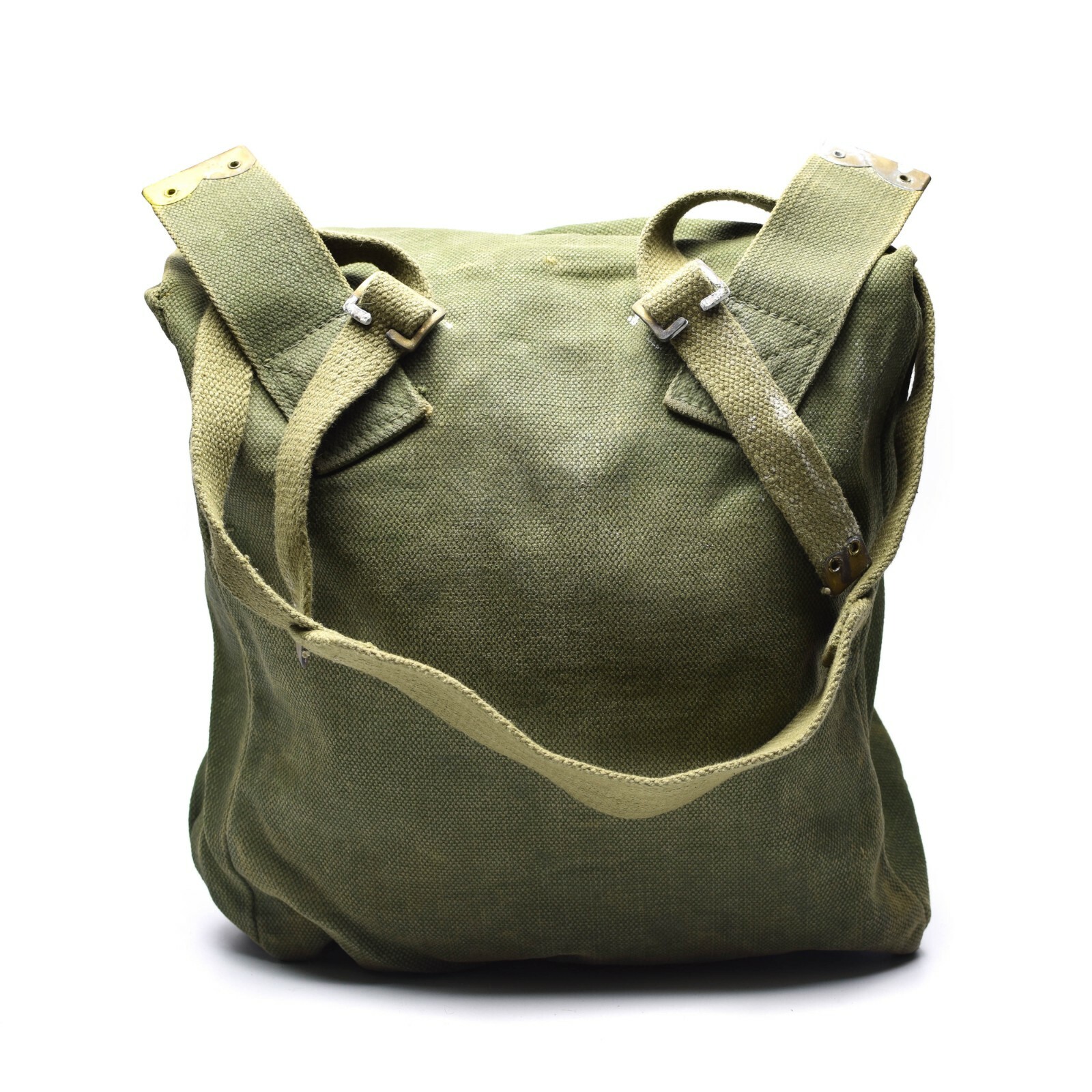 Original British army M37 haversack canvas olive OD pack military large ...
