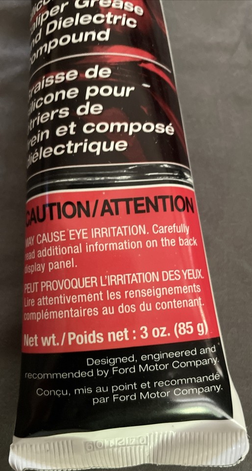 Motorcraft XG3A Silicone Caliper Brake Grease Dielectric Compound 3oz ...