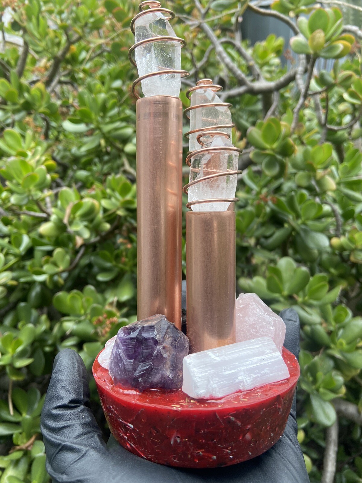 Deluxe Desktop Orgone Cloud Buster- Anti EMF/Chem - Chembuster - Orgone ...