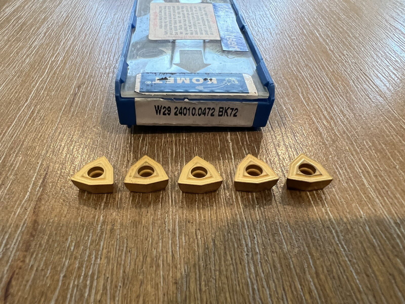 KOMET Carbide Inserts - W29 24010.0472 BK72 - Qty. 5 - NEW!!! | eBay