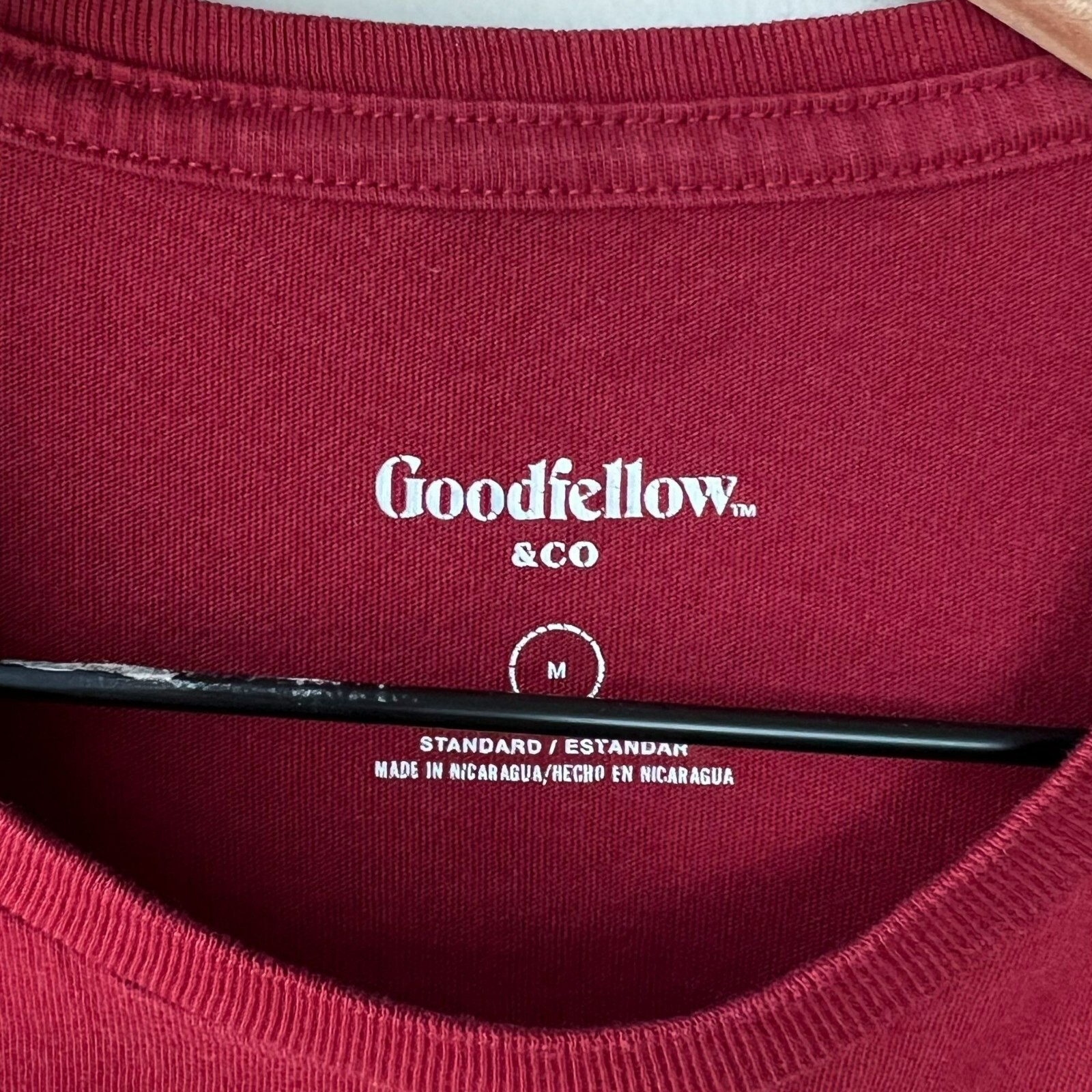 Goodfellow & Co Men's Crewneck Shirt Red Size M - Gem