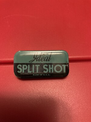 vintage Ideal Split Shot tin, No. 7 split shot, fishing | eBay