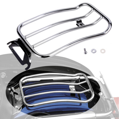 Solo Seat Rear Fender Luggage Rack For Harley Electra Road Glide FLHT ...