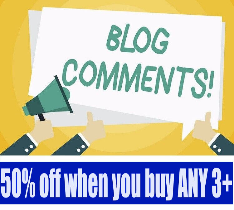 100 Dofollow Blog Comment Backlinks Sourced from NO SPAM websites | eBay