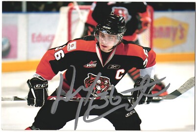 Wacey Hamilton Autographed 4x6 Color Photo Medicine Hat Tigers #36 Team ...