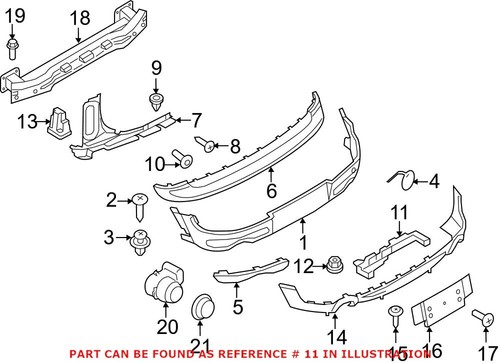 For Mini Genuine Bumper Guide 51127250966 | eBay