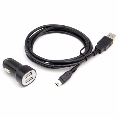Jet Black In Car GPS Charger Cable Lead for Garmin Golf GPS Approach G3 ...