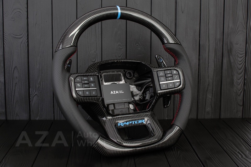 Ford Raptor Steering Wheel HEATED F150 Custom Carbon Fiber 2021 2022 | eBay