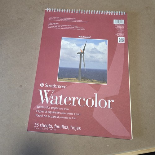 Unused Strathmore Watercolor Sketch Book - 15 Sheets (11in x 15in) | eBay