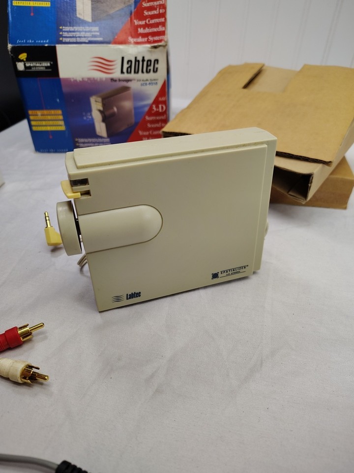 Labtec 3D Audio System LCS-9210 The Imager with Spatializer 3D Stereo ...