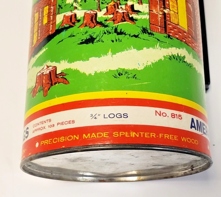 American Logs HALSAM Original AXE-Hewn Wood Set 815 Original Box ...