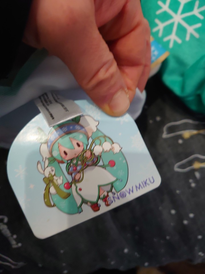 Hatsune Miku Fuwa Fuwa Fluffy Snow Winter 2015 Plush Damaged See ...