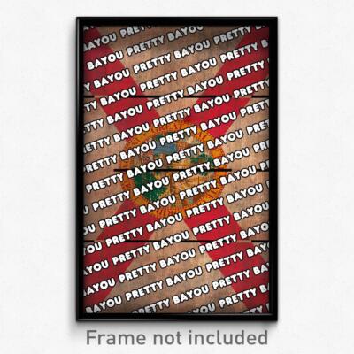 Pretty Bayou Florida Poster (FL City Souvenir 11x17 Town Print) | eBay