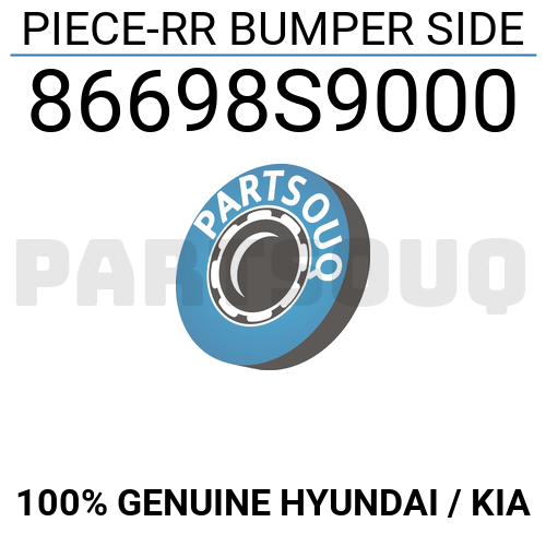 86698S9000 Genuine Hyundai / KIA PIECE-RR BUMPER SIDE | eBay