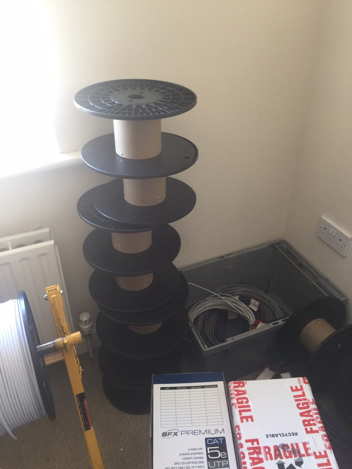 Empty Cable Drum Reel 30cm X 15cm | eBay UK