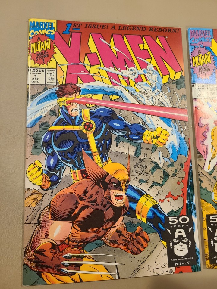 X-Men #1 Variant Covers A & C Jim Lee | Marvel Vol. 2 1991 | Good | eBay