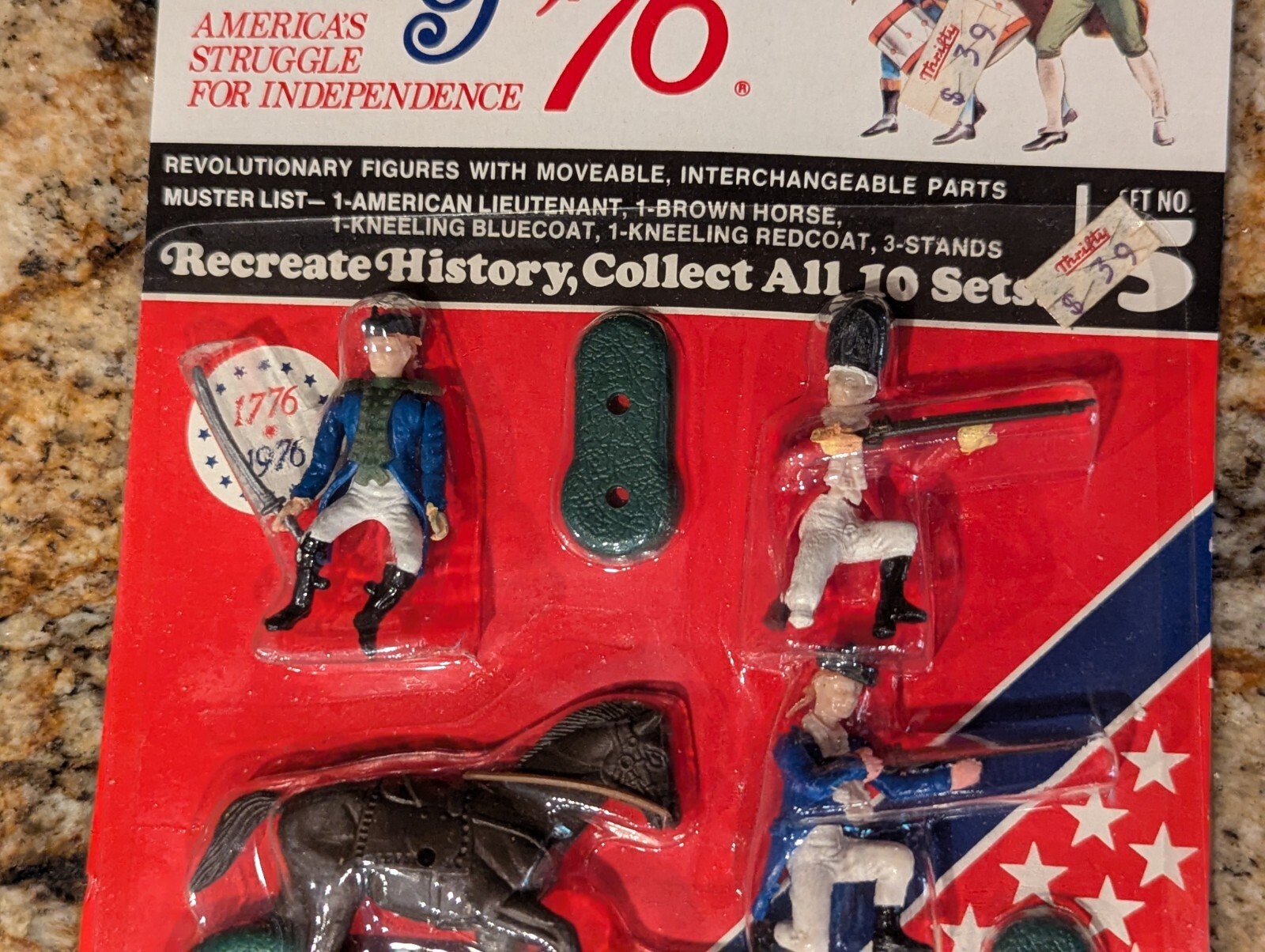 Vintage Men of '76 Revolutionary War Toy Soldiers NEW Set No. 5 ...