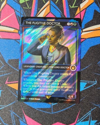 The Fugitive Doctor NM Showcase Surge Foil MTG Doctor Who Unplayed ...