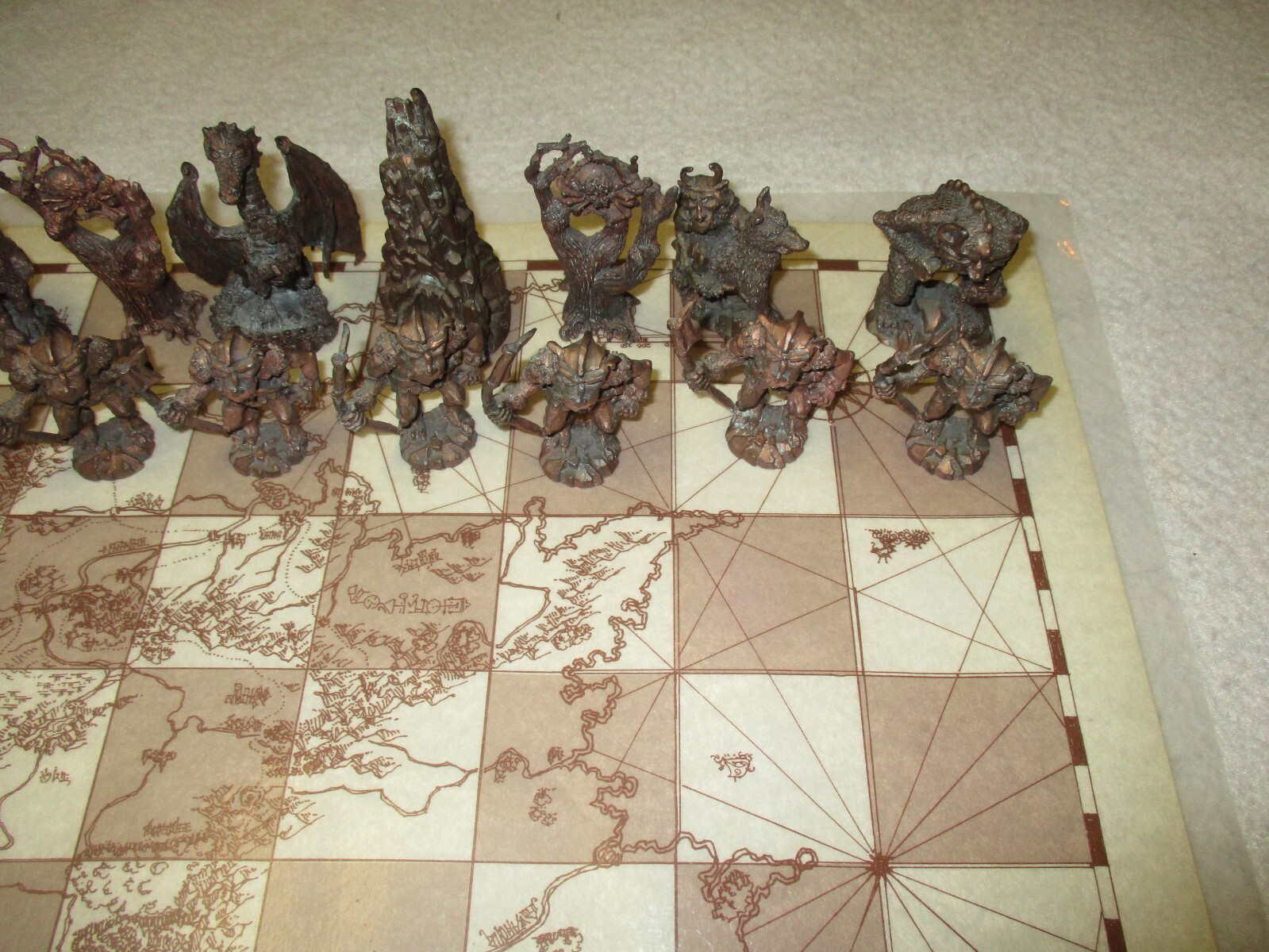 HOBBIT CHESS SET 1979 FELLOWSHIP FOUNDRY COMPLETE SET KEVIN O'HARE ...