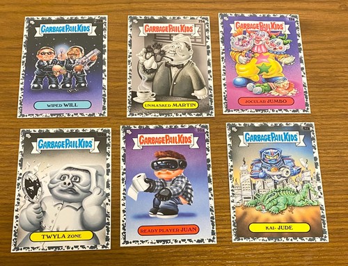 Rare GPK 2023 6 Card GRAY Chase Lot Garbage Pail Kids Intergoolactic ...