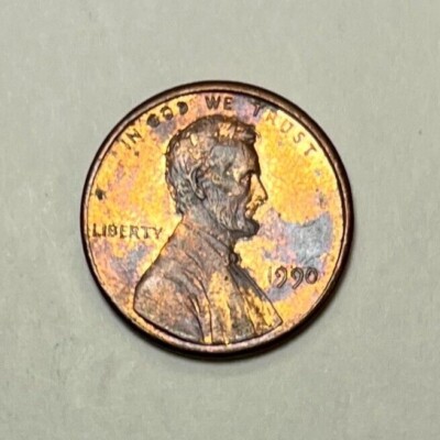 1990 Lincoln Penny No Mint Mark Rare Vintage | eBay
