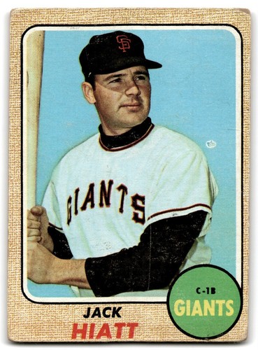 1968 Topps Jack Hiatt San Francisco Giants #419 | eBay