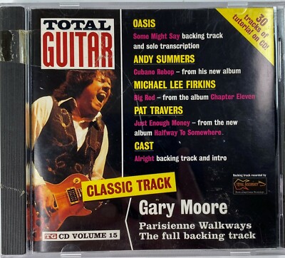 Total Guitar CD Volume 15 Gary Moore Oasis Pat Travers Near Mint ...