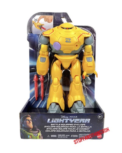 Disney Pixar LIGHTYEAR Battle Equipped Zyclops Action Figure Mattel NEW ...