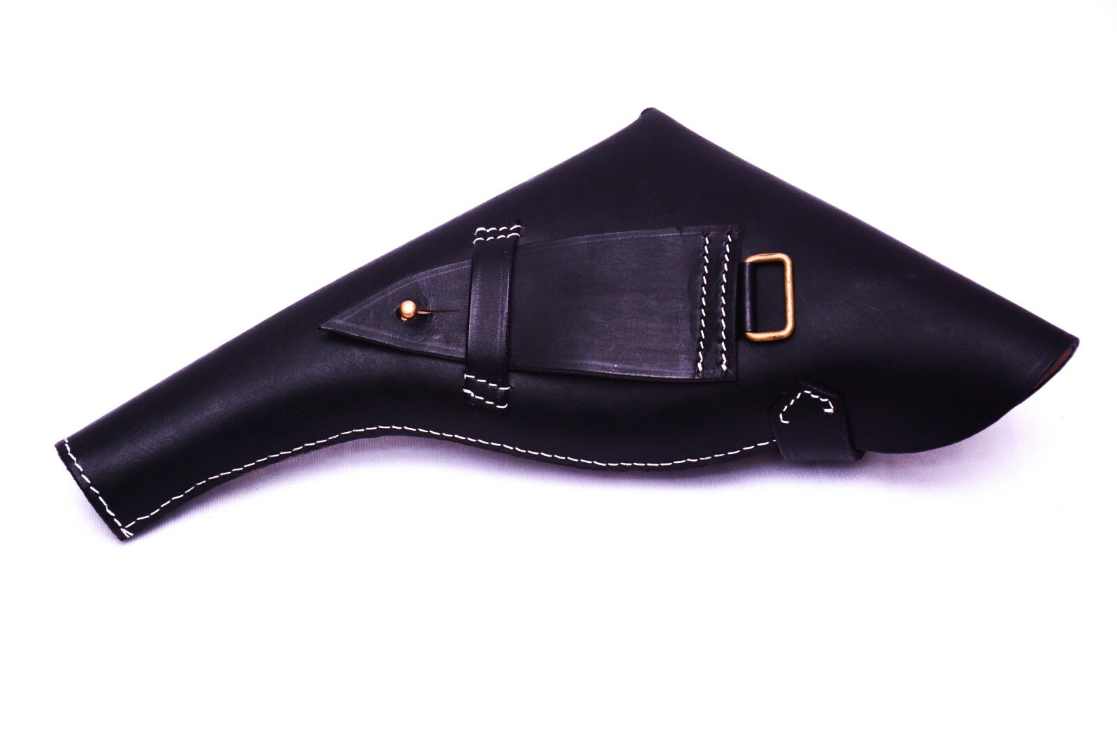 British .455 Webley Revolver Leather Holster -BLACK | eBay