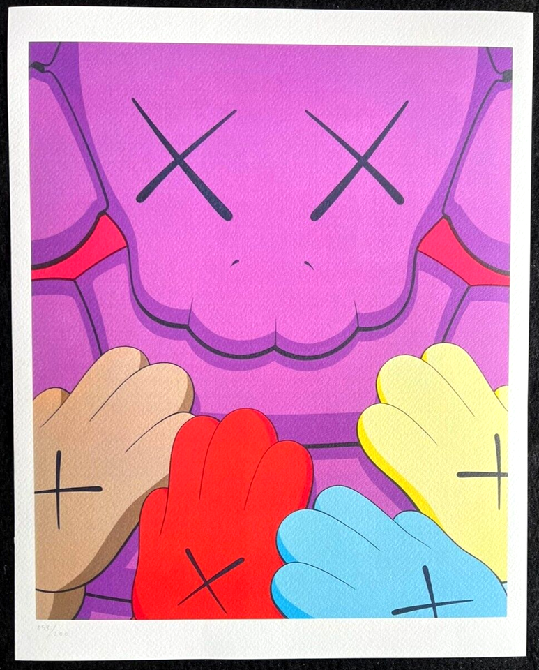 Kaws Lithograph Mori Art Museum COA Original Limited Edition Rare 200 ...