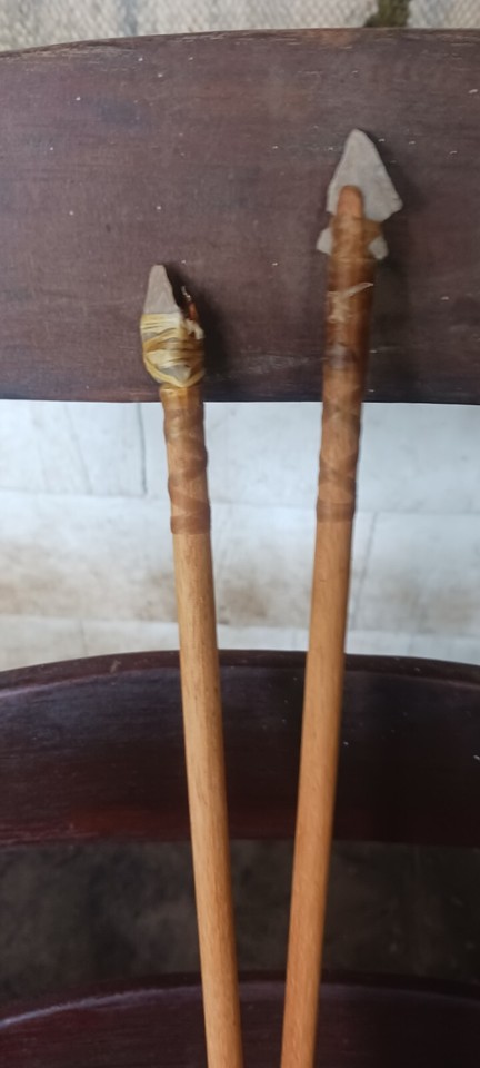 ""AWESOME NATIVE AMERICAN TWO ARROWS STONE TIPPED VERY NICE QUALITY ...