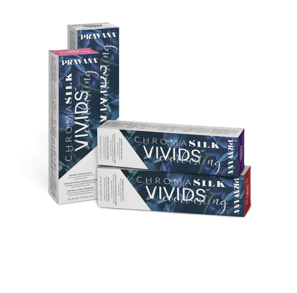 Pravana Chromasilk Vivids EVERLASTING Permanent Hair Colors 3oz Choose ...