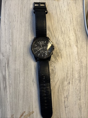 AX Armani Exchange Chronograph Watch for Men with Leather, Stainless ...