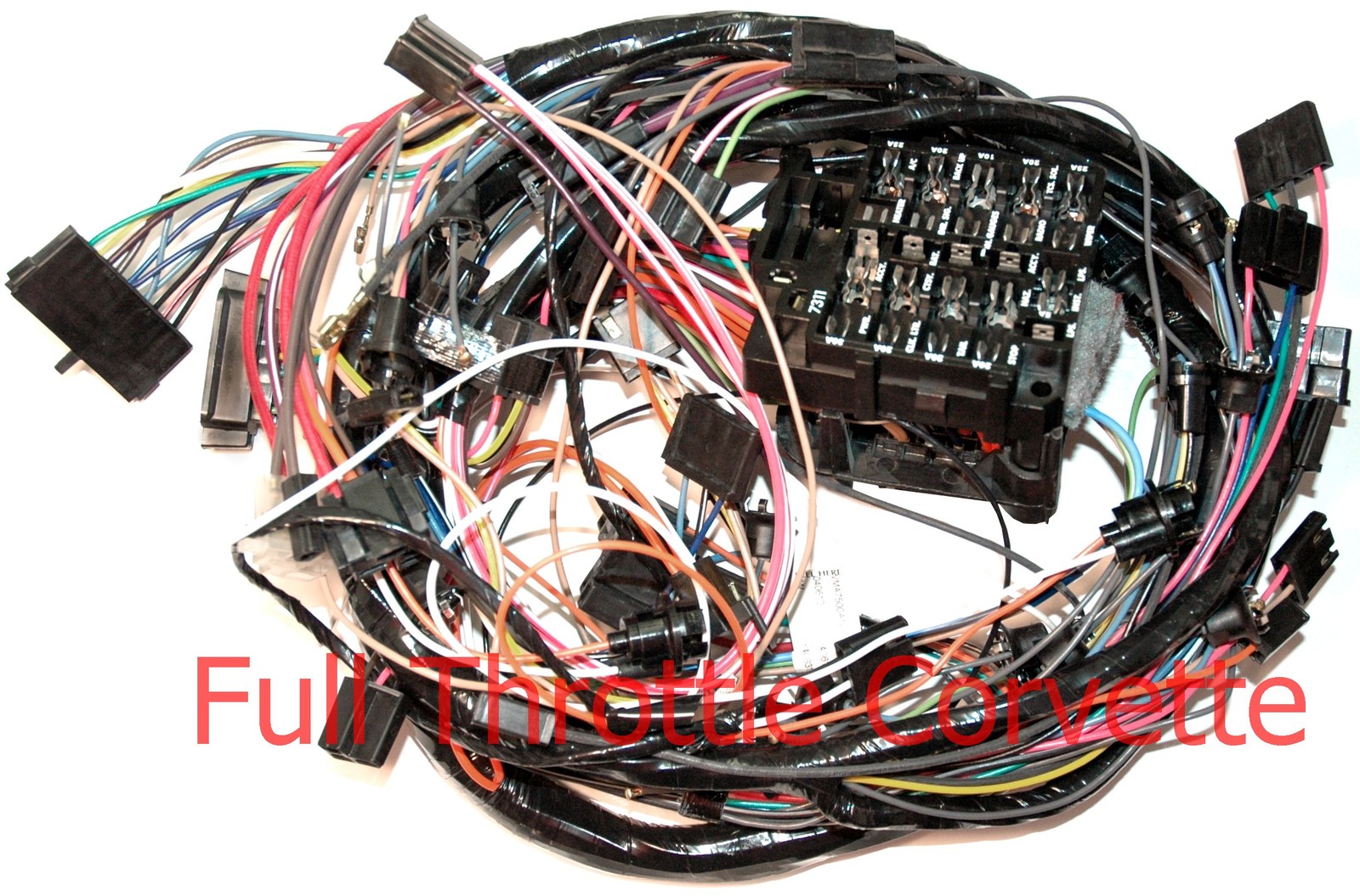 US MADE 1975 Corvette Wiring Harness Dash Automatic No Seatbelt ...