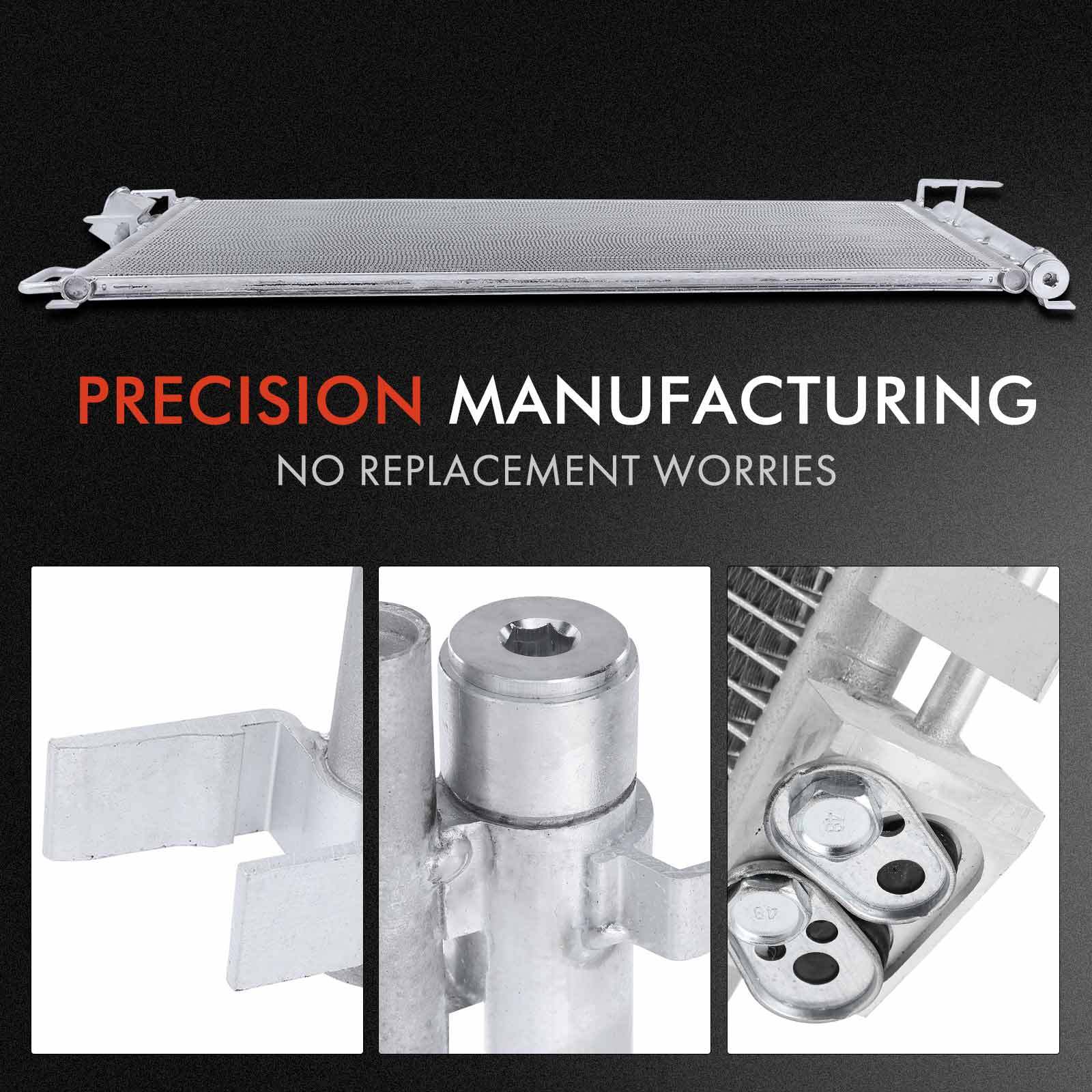 A/C AC Condenser w/ Receiver Drier for Hyundai Tucson Kia Sportage L4 2 ...