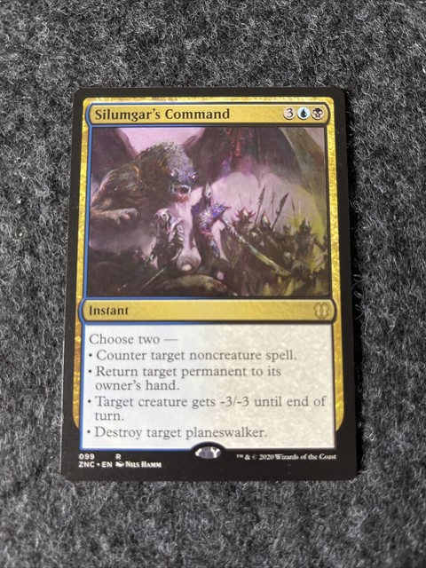 MTG Silumgar's Command Commander: Zendikar Rising 099 Regular Rare for ...