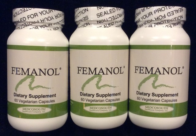Femanol 3 Bottles 60/count Supports Normal Healthy Feminine and Vaginal ...