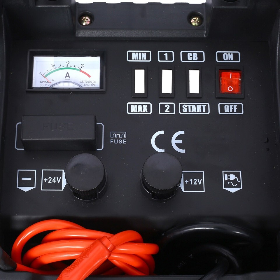 12V 24V Wheeled Battery Charger Fully Automotive Battery Maintainer ...